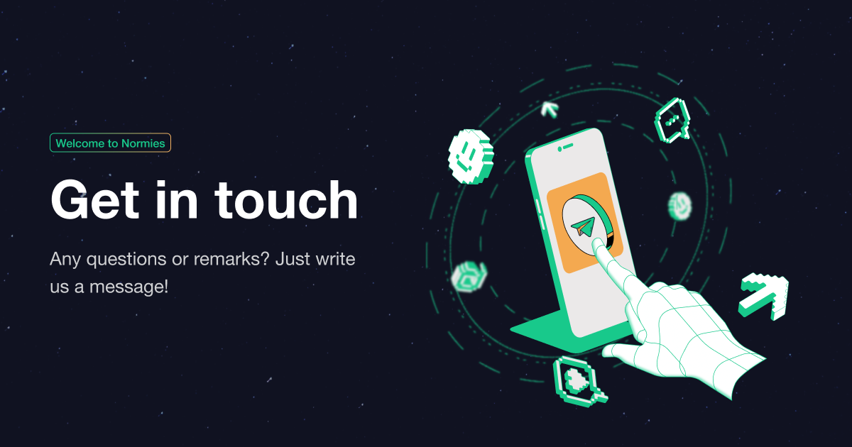Contact Normies | Get in Touch with Your Web3 Companion